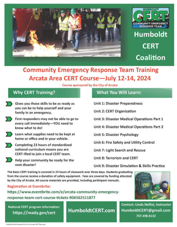 Basic Cert Class July 12 14